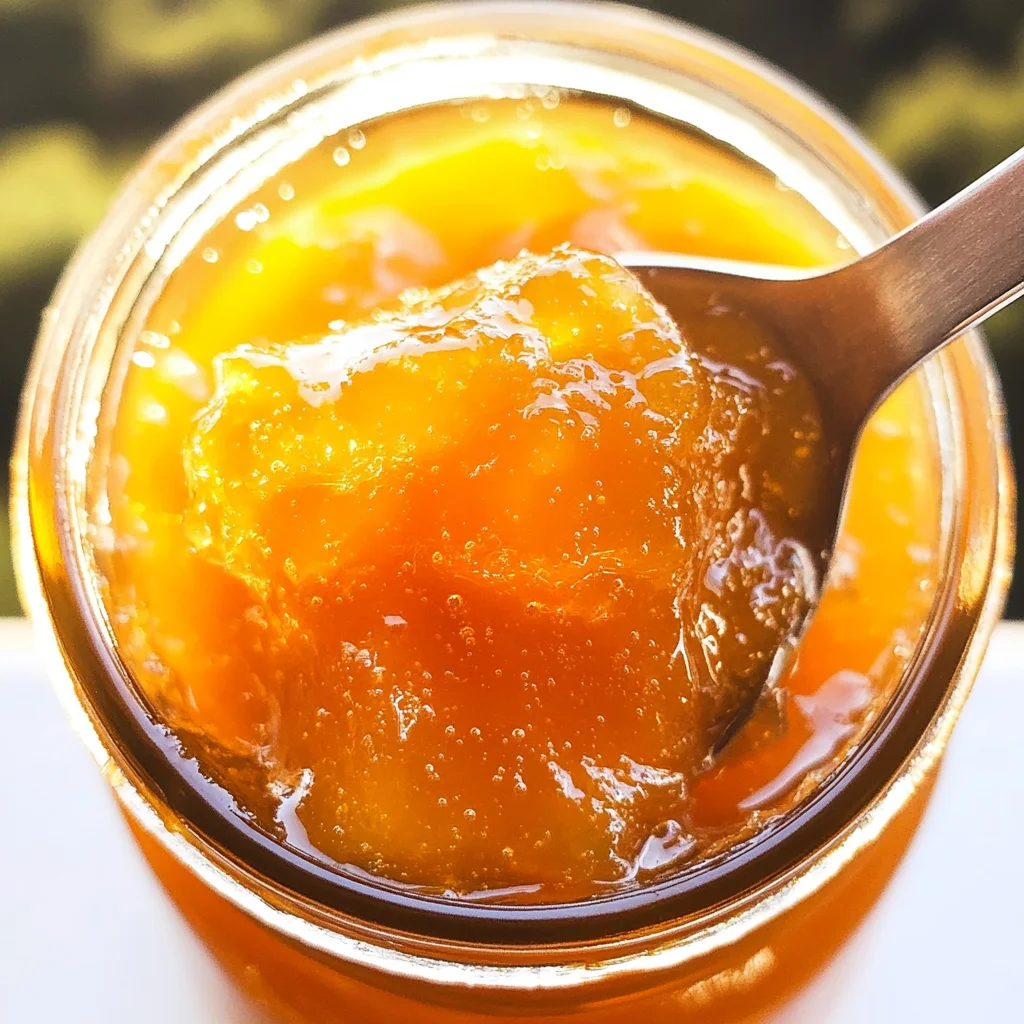 French Peach Jam Recipe - kitchen warmth